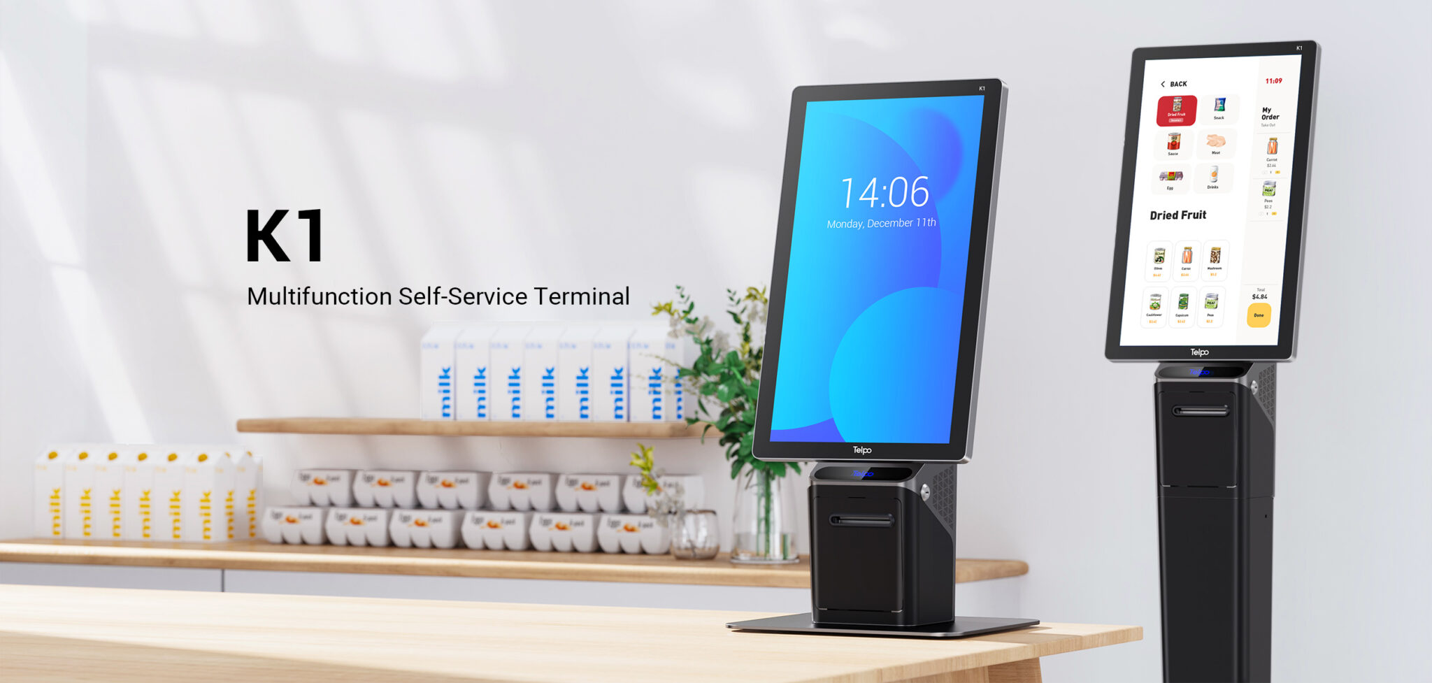 Telpo Cutting-edge Self-Service Kiosks K1